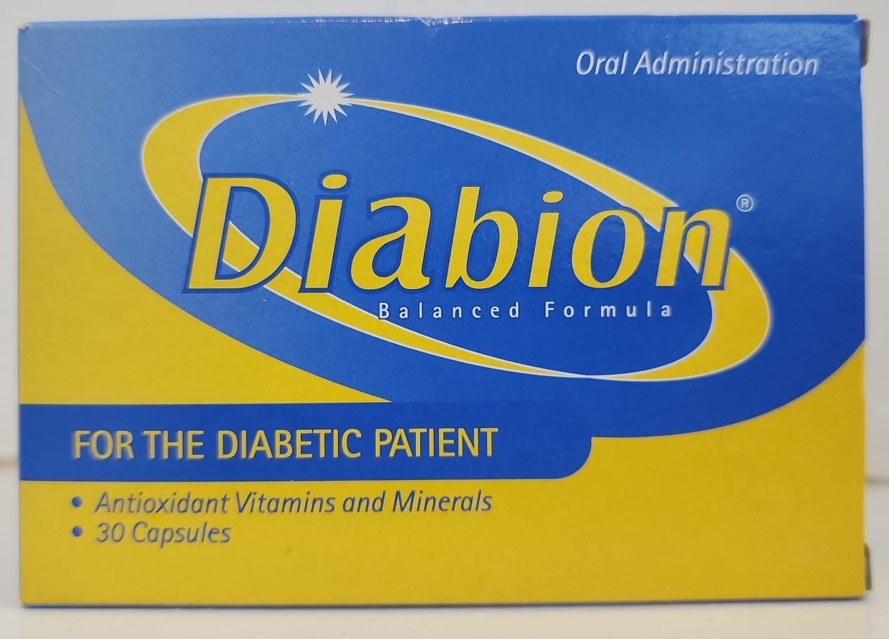 Diabion Vitamins 30 Capsules – Allied Pharmacy