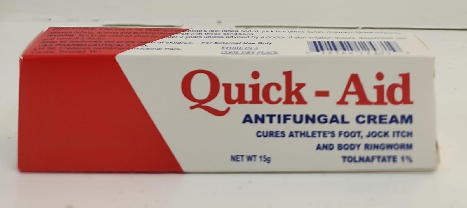 Quick Aid Antifungal Cream 15g – Allied Pharmacy
